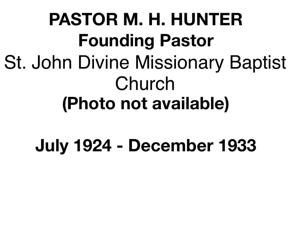 Who We Are - St. John Divine Missionary Baptist Church